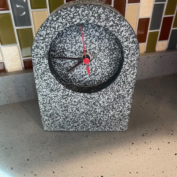 Accents | Vintage Post Modern Foam Desk Clock | Poshmark